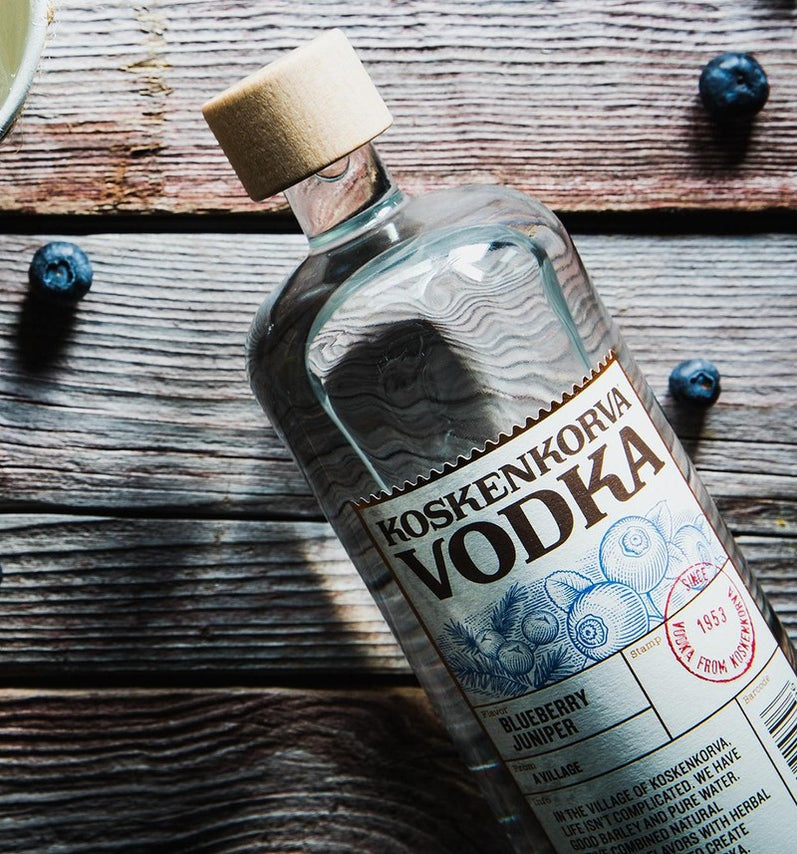 Koskenkorva Blueberry Juniper Vodka ABV 37.5% 700ml — The Liquor Shop ...