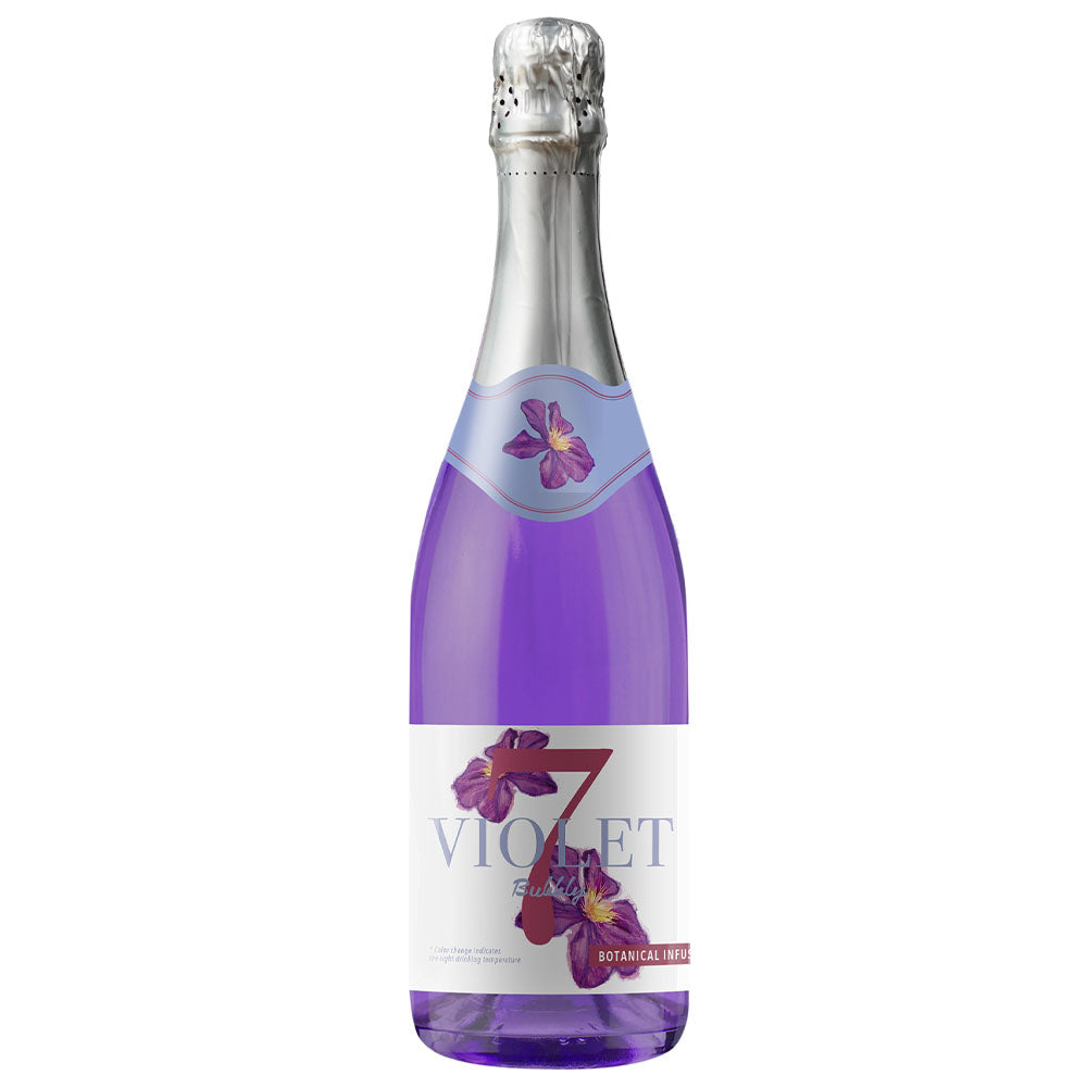 Violet 7 Botanical Infused Bubbly/Sparkling Wine 750ml — The Liquor ...