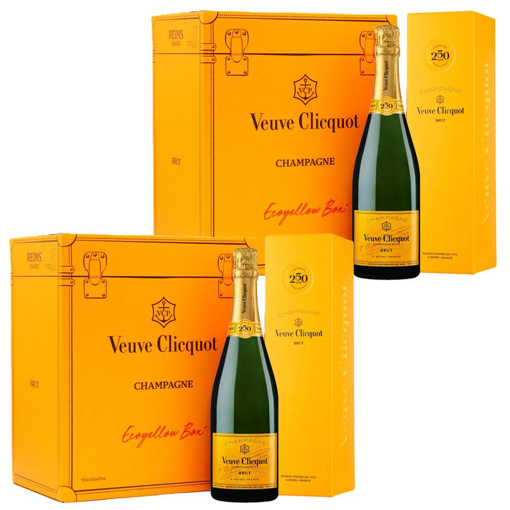 Veuve Clicquot Yellow Label Champagne Brut 750ml x 12 Bottles (Officia ...