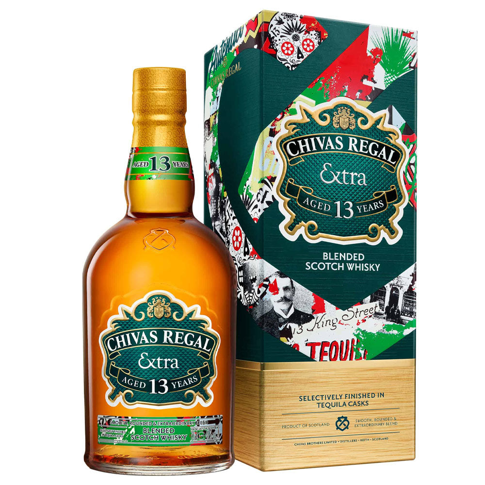 Chivas Regal Extra 13 Tequila Cask 13 Year Old Blended Scotch Whisky A ...