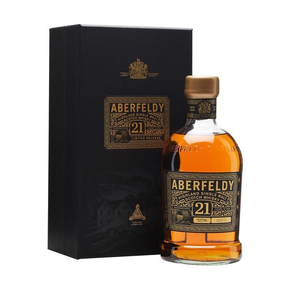 Aberfeldy 21 Year Old Highland Single Malt Scotch Whisky ABV 40% 70cl ...