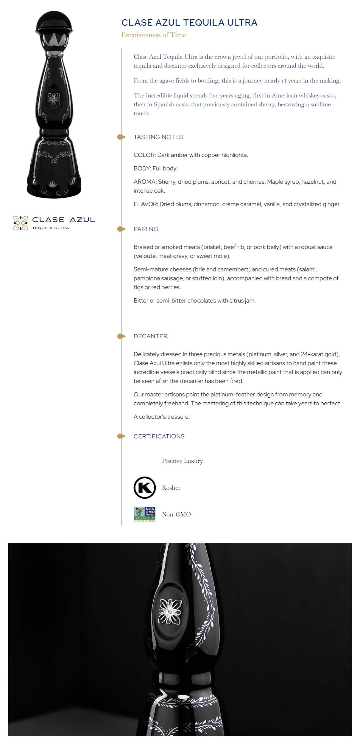 Clase Azul Ultra Anejo Tequila ABV 40% 700ml — The Liquor Shop Singapore