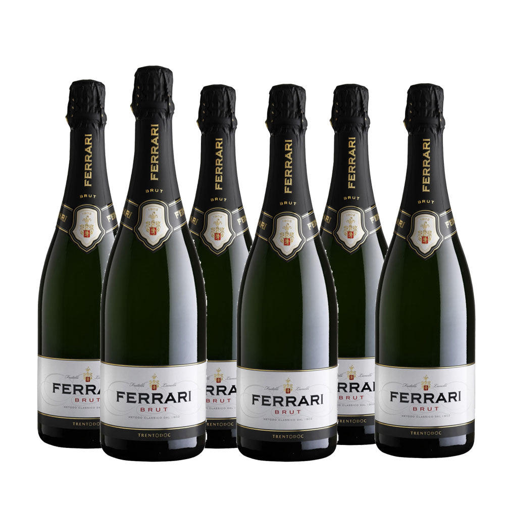 Ferrari Brut ABV 12.5% 750ml x 6 Bottles — The Liquor Shop Singapore