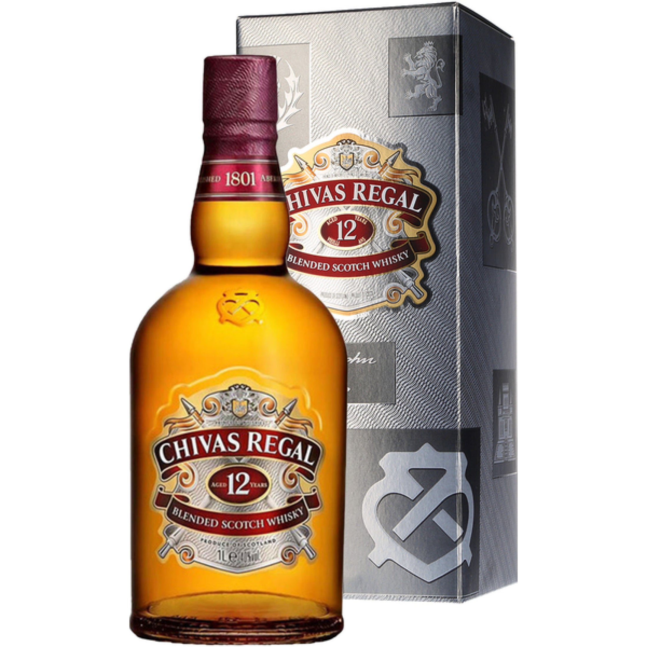 Chivas 12 Year Old And Chivas Brothers Blend Scotch Whisky ABV 40% 100 ...