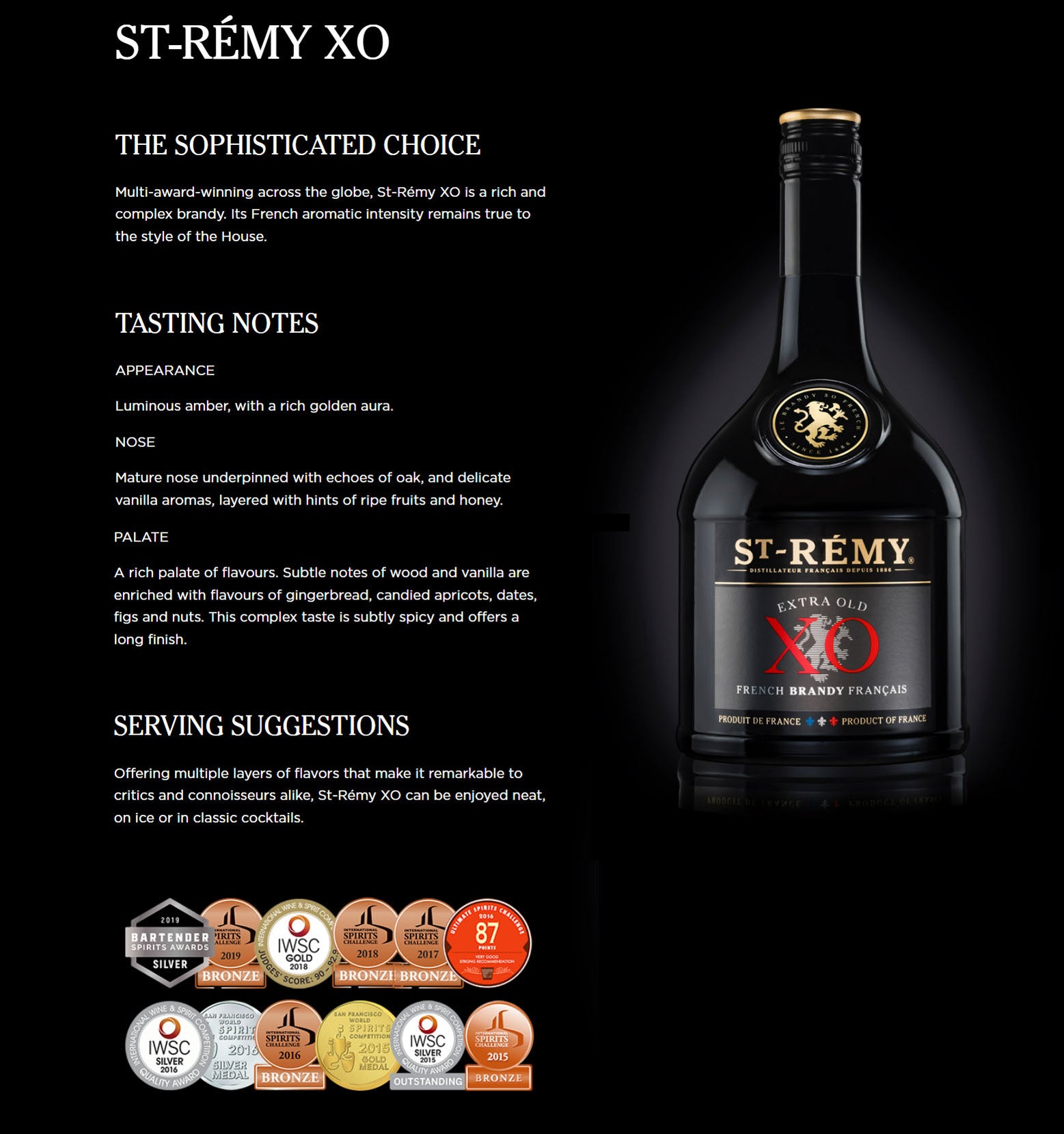 St Remy XO Cognac ABV 40% 700ml with Box — The Liquor Shop Singapore